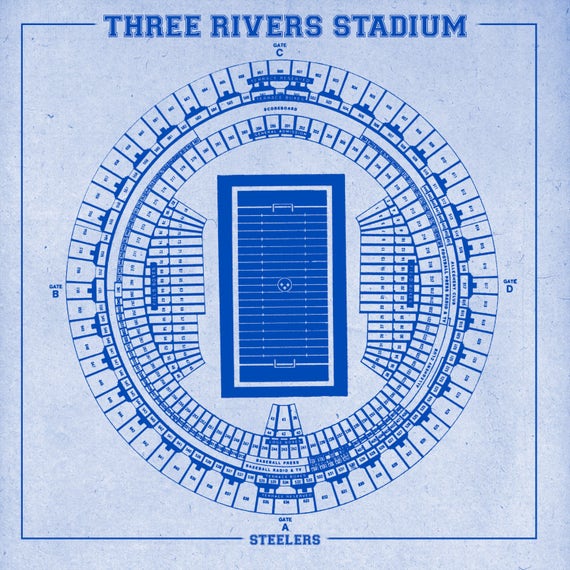 Three Rivers Stadium Map Three Rivers Stadium Revisited: 50 Years Of