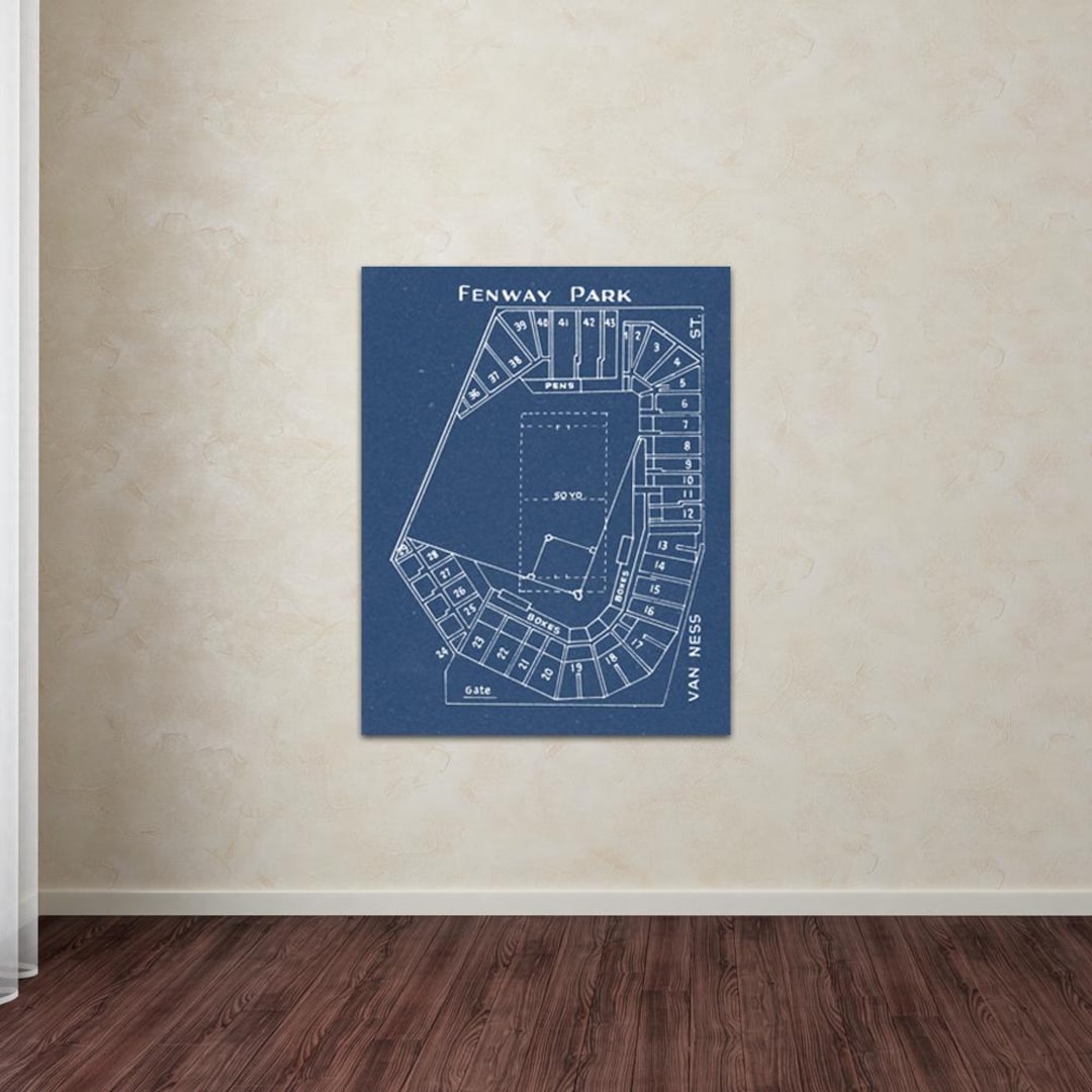 Vintage Fenway Park Seating Chart Print: Boston Red Sox Wall Art - Etsy