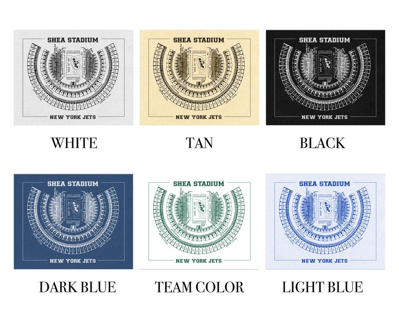 Print of Vintage Shea Stadium Seating Chart Seating Chart on | Etsy