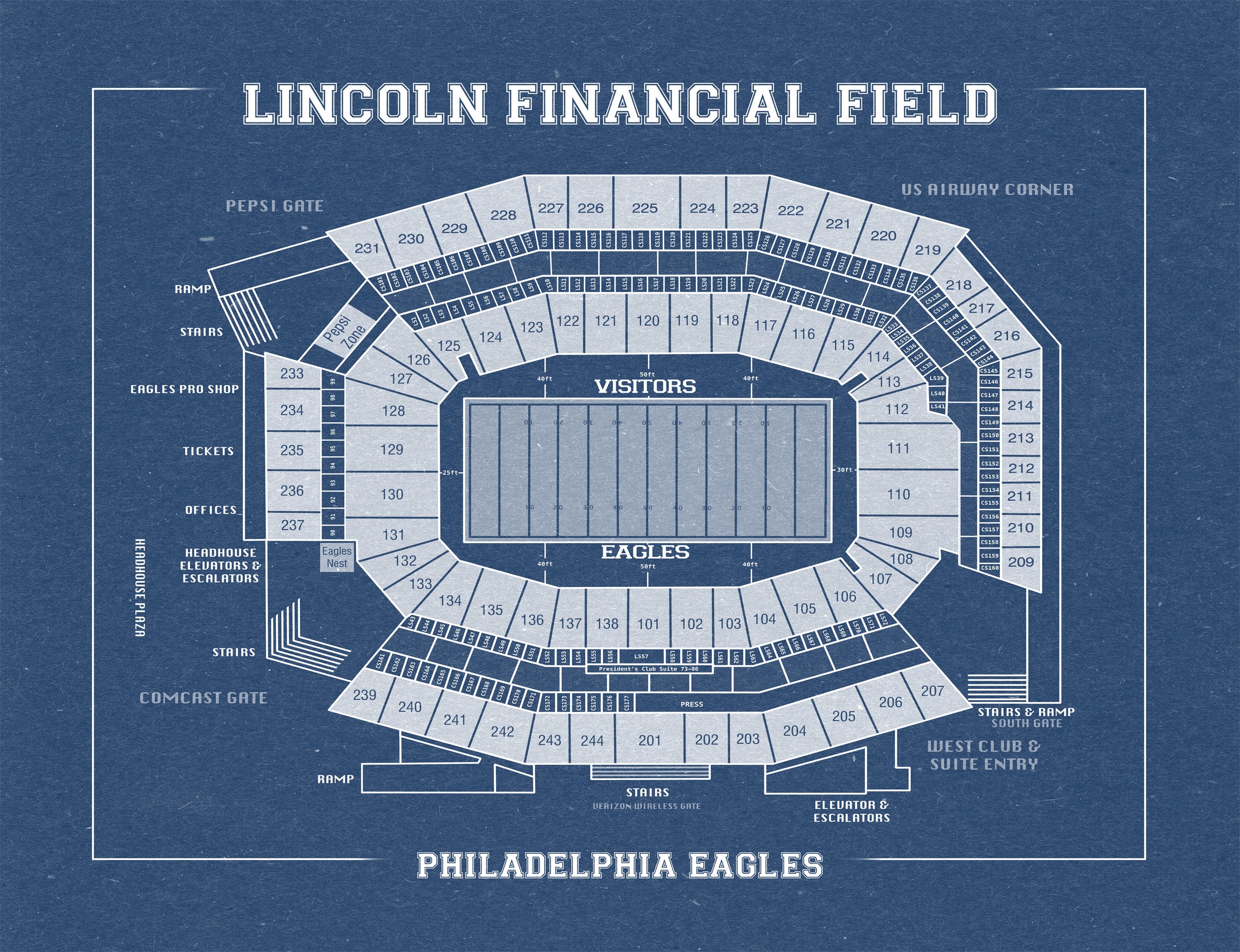 Financial Field Seating Lincoln Financial Field/Philadelphia Eagles 3D