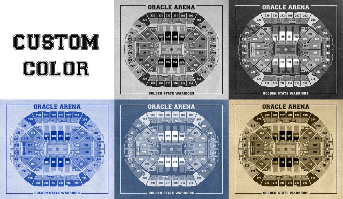 Print of Vintage Oracle Arena Diagram on Photo Paper Matte - Etsy