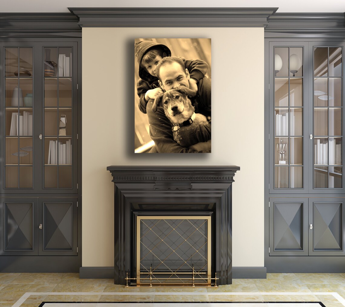 Your Custom Photo on Canvas Matte and Photo Paper Printed to - Etsy