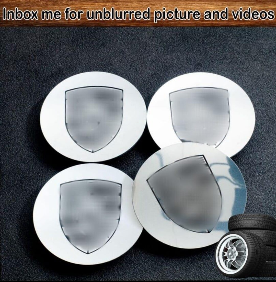 Porsche Wheel Center Hub Caps – 76mm Uncoloured Gray OEM Style (set of ...