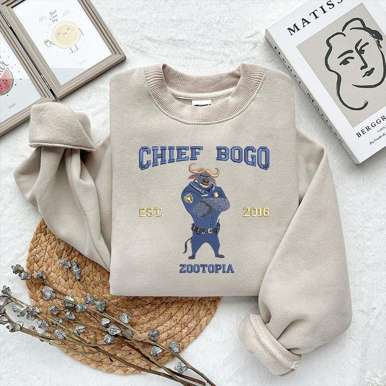Disney Zootopia Officer Chief Bogo, Digital Embroidery Machine Design ...