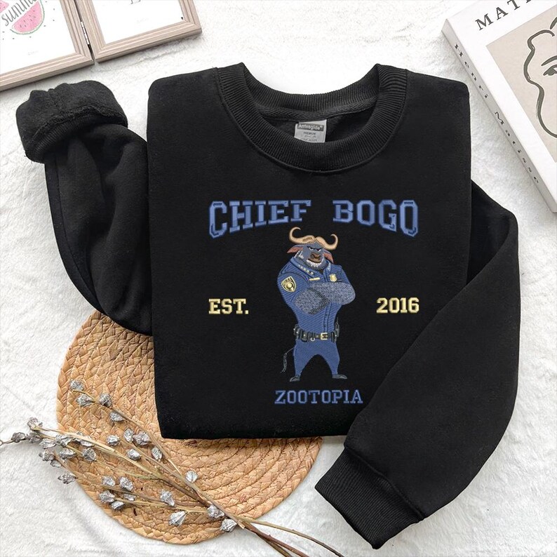 Disney Zootopia Officer Chief Bogo, Digital Embroidery Machine Design ...