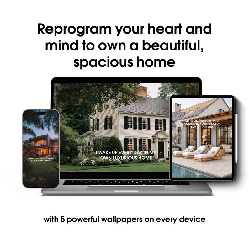 Positive Affirmation Wallpapers: Motivational Digital Backgrounds ...