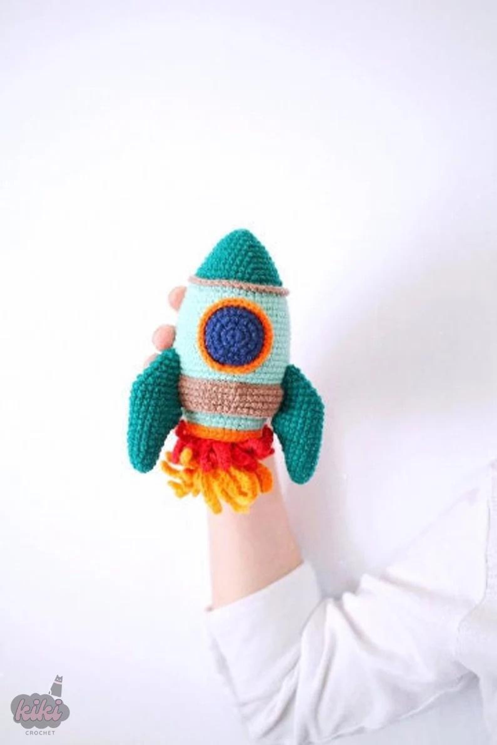NASA Space Ship Amigurumi, US English Digital PDF, Rocket Crochet ...