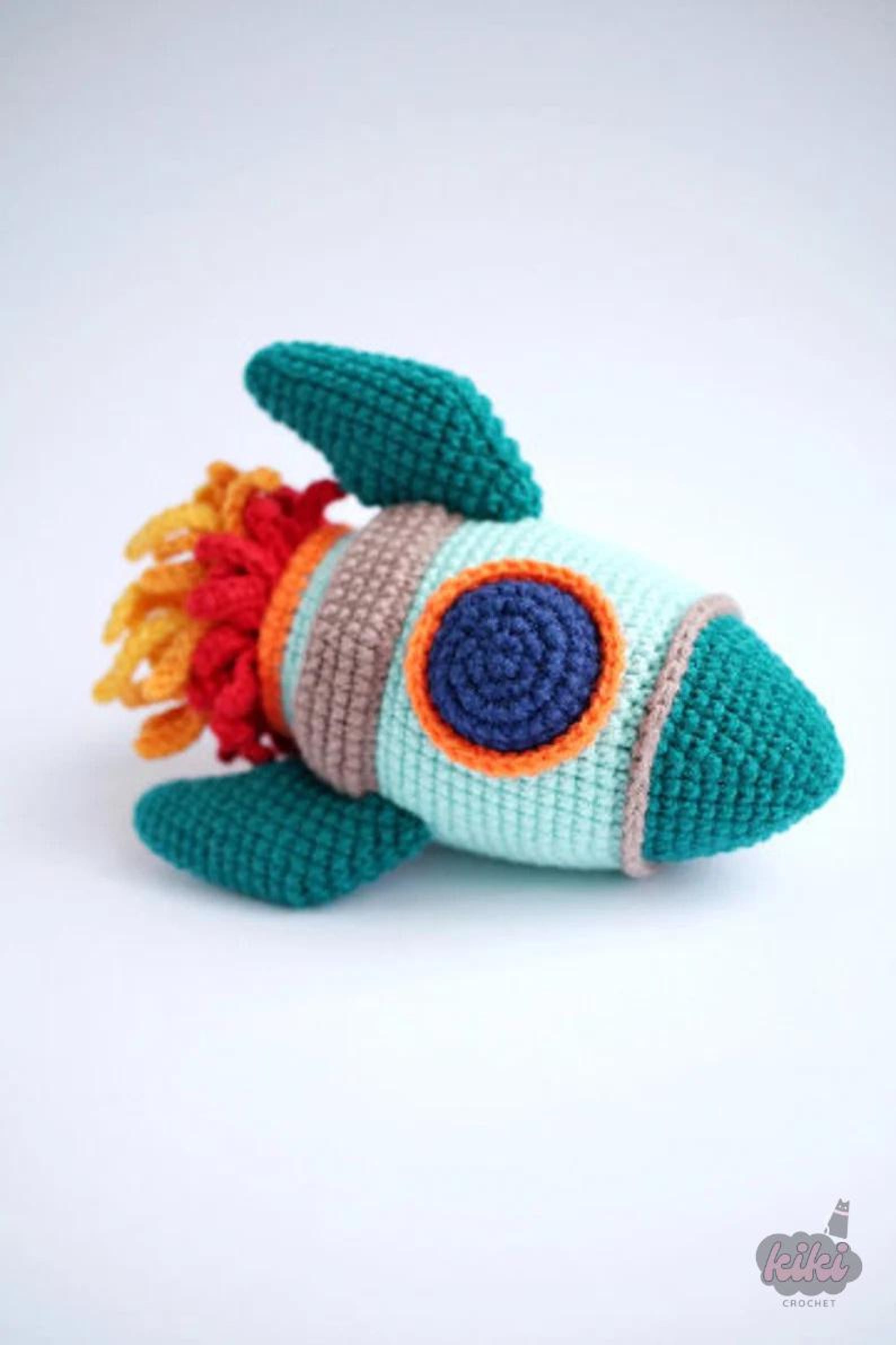 NASA Space Ship Amigurumi, US English Digital PDF, Rocket Crochet ...