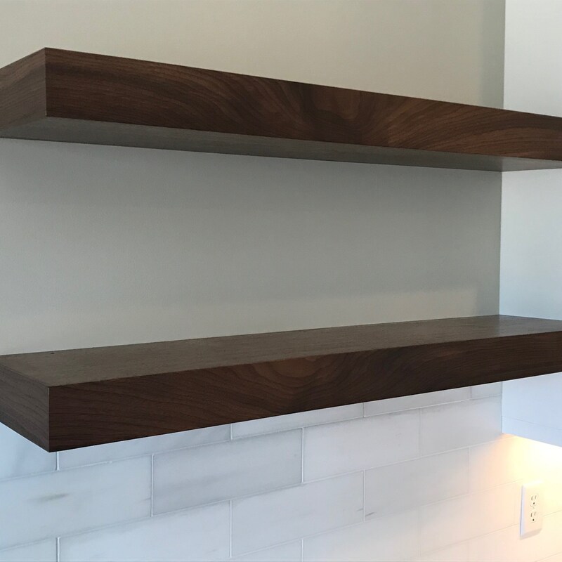 Modern Floating Shelves - Etsy