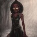 Flatwoods Monster Cryptid Monster Alien West Virginia 15"x20" Acrylic ...