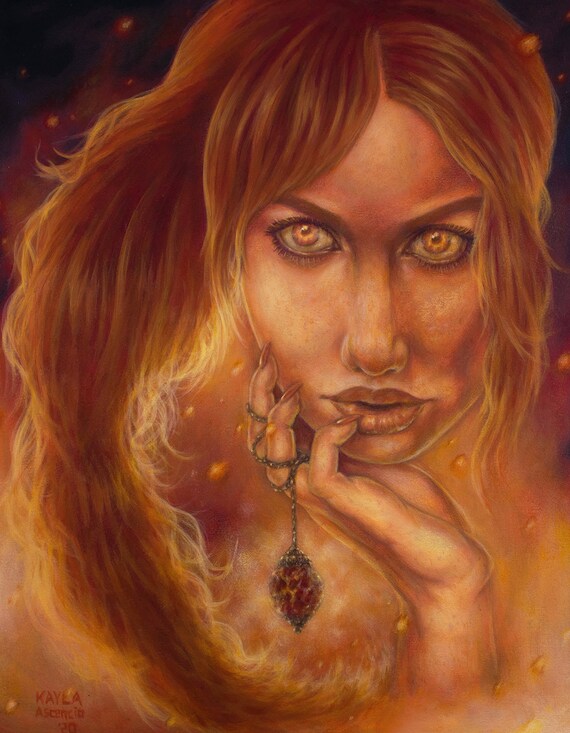 Fire Amulet Drawing