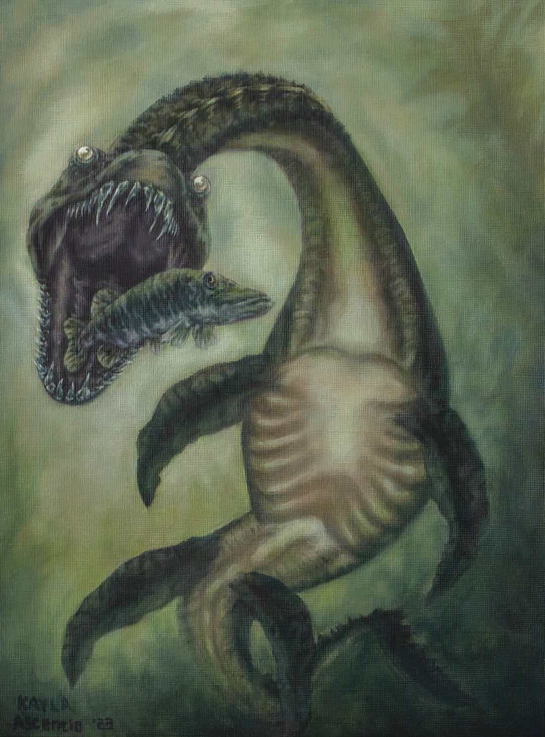 Nessie Loch Ness Monster Cryptid Scotland Creature Legend 8x10 11x14 ...