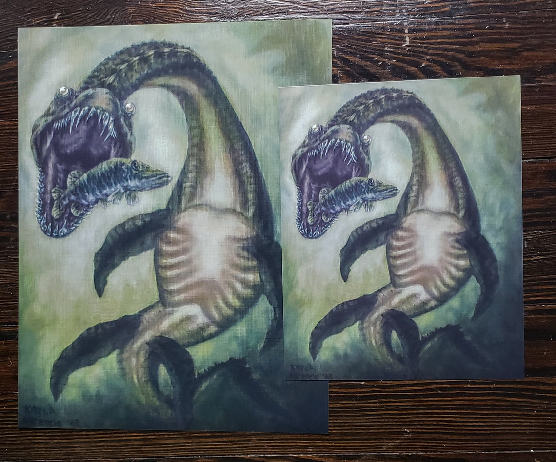 Nessie Loch Ness Monster Cryptid Scotland Creature Legend 8x10 11x14 ...