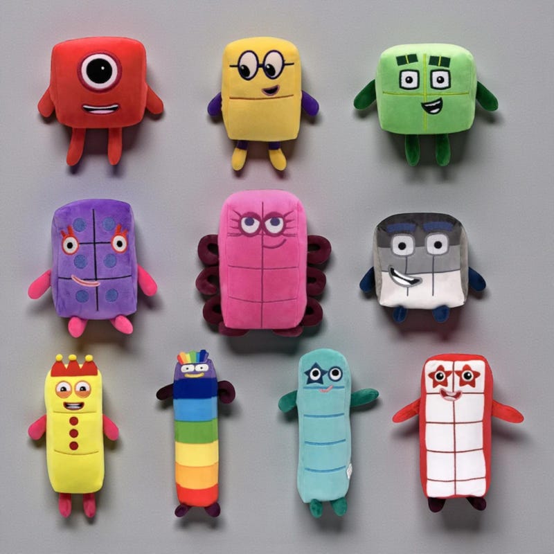 Numberblocks Plush - Etsy