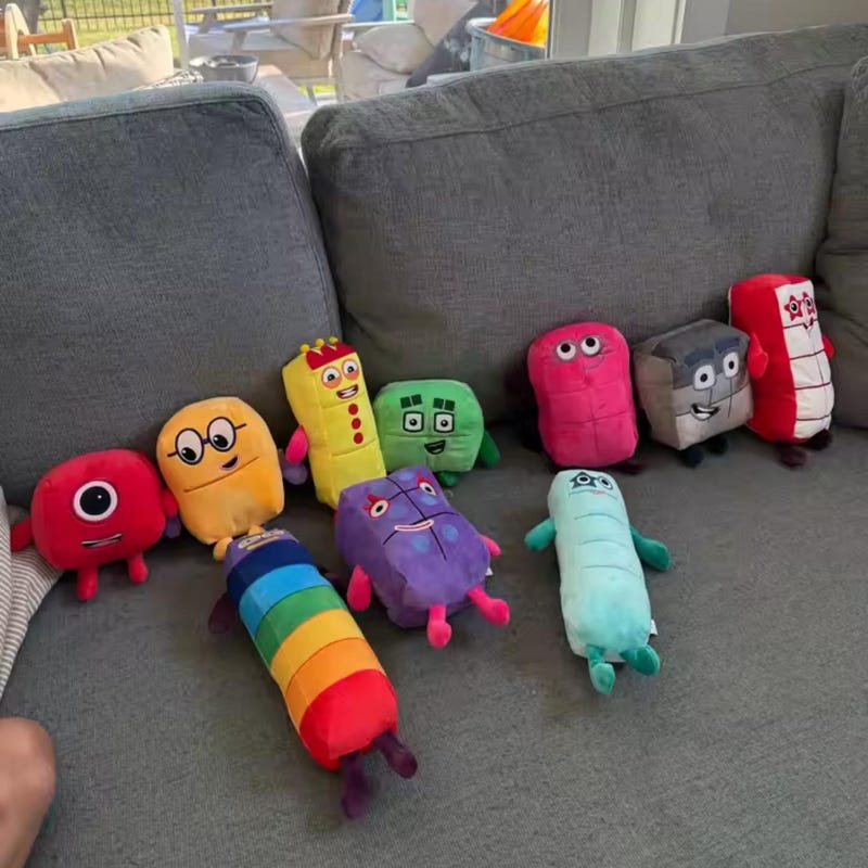 Numberblocks Plush - Etsy