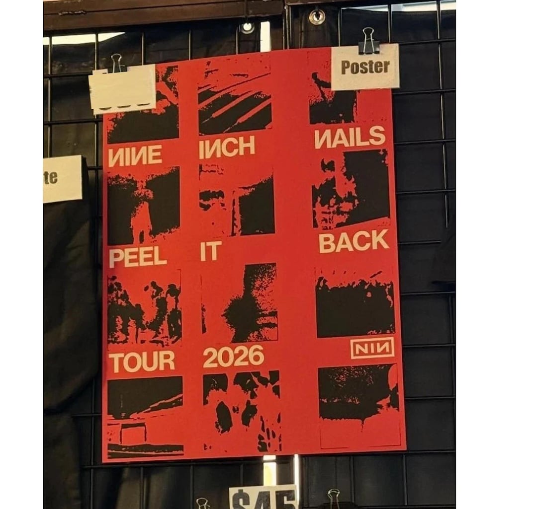 Nine Inch Nails Nin Peel It Back Tour 2026 Merch Poster Reprint Etsy