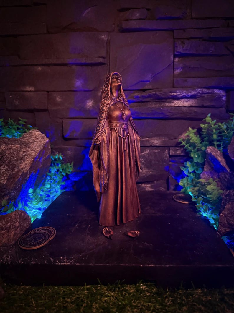 Mara Statue, Skyrim Inspired Figurine, the Elder Scrolls V Goddess ...