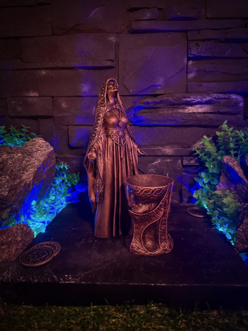 Mara Statue, Skyrim Inspired Figurine, the Elder Scrolls V Goddess ...