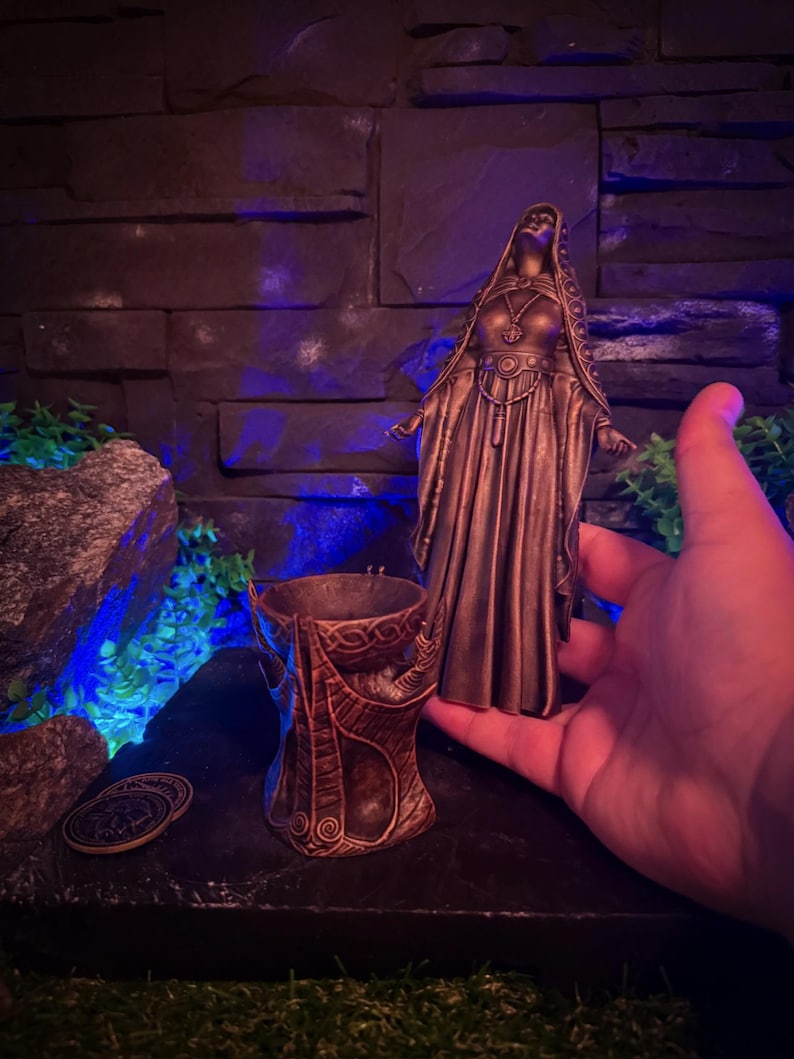 Mara Statue, Skyrim Inspired Figurine, the Elder Scrolls V Goddess ...
