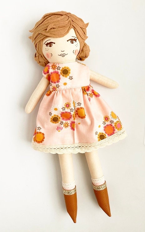 Large Doll Pattern: Heirloom Doll and Dress Pattern With - Etsy