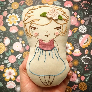 Pocket Doll Sewing and Embroidery Pattern, PDF - Etsy