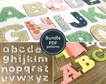 Fabric Alphabet Letters! - Etsy
