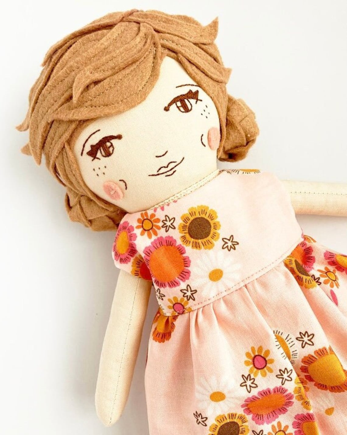 Large Doll Pattern: Heirloom Doll and Dress Pattern With - Etsy