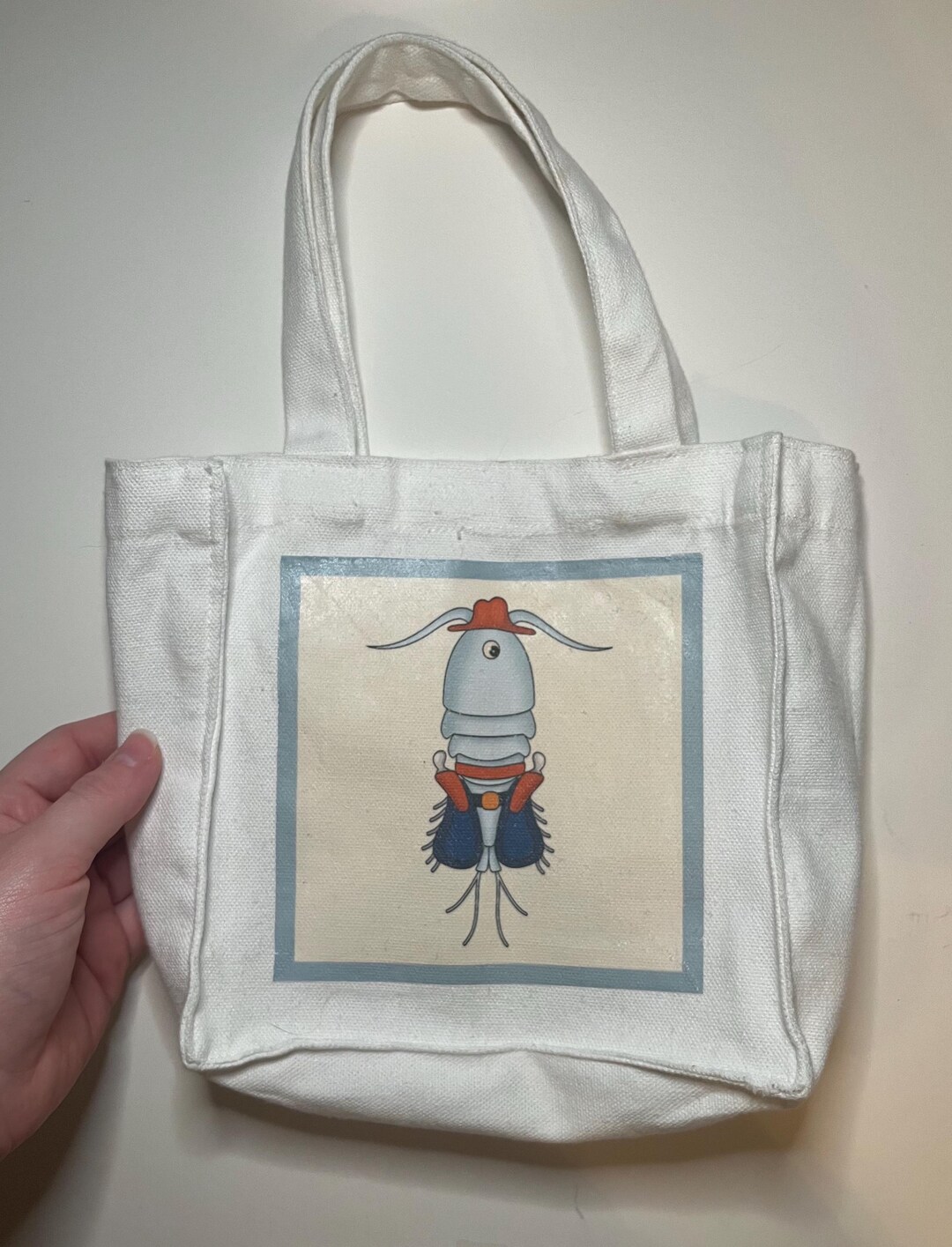 Small Cowboy Copepod Tote Bag - Etsy