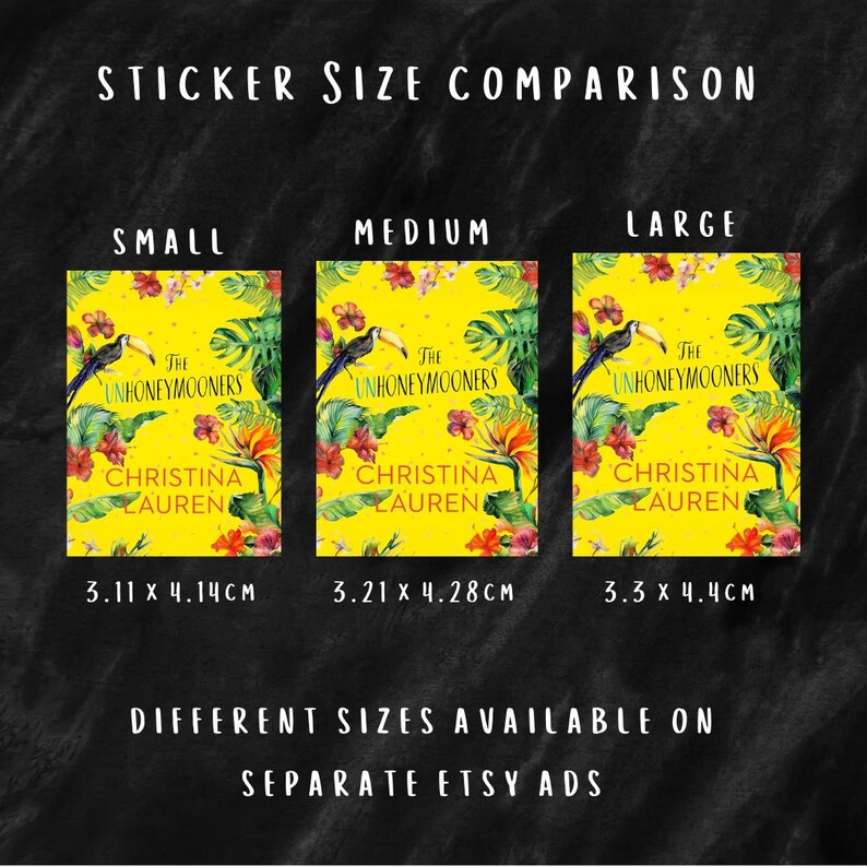 Printable Custom Book Cover Stickers. Custom Reading Journal Book Cover ...