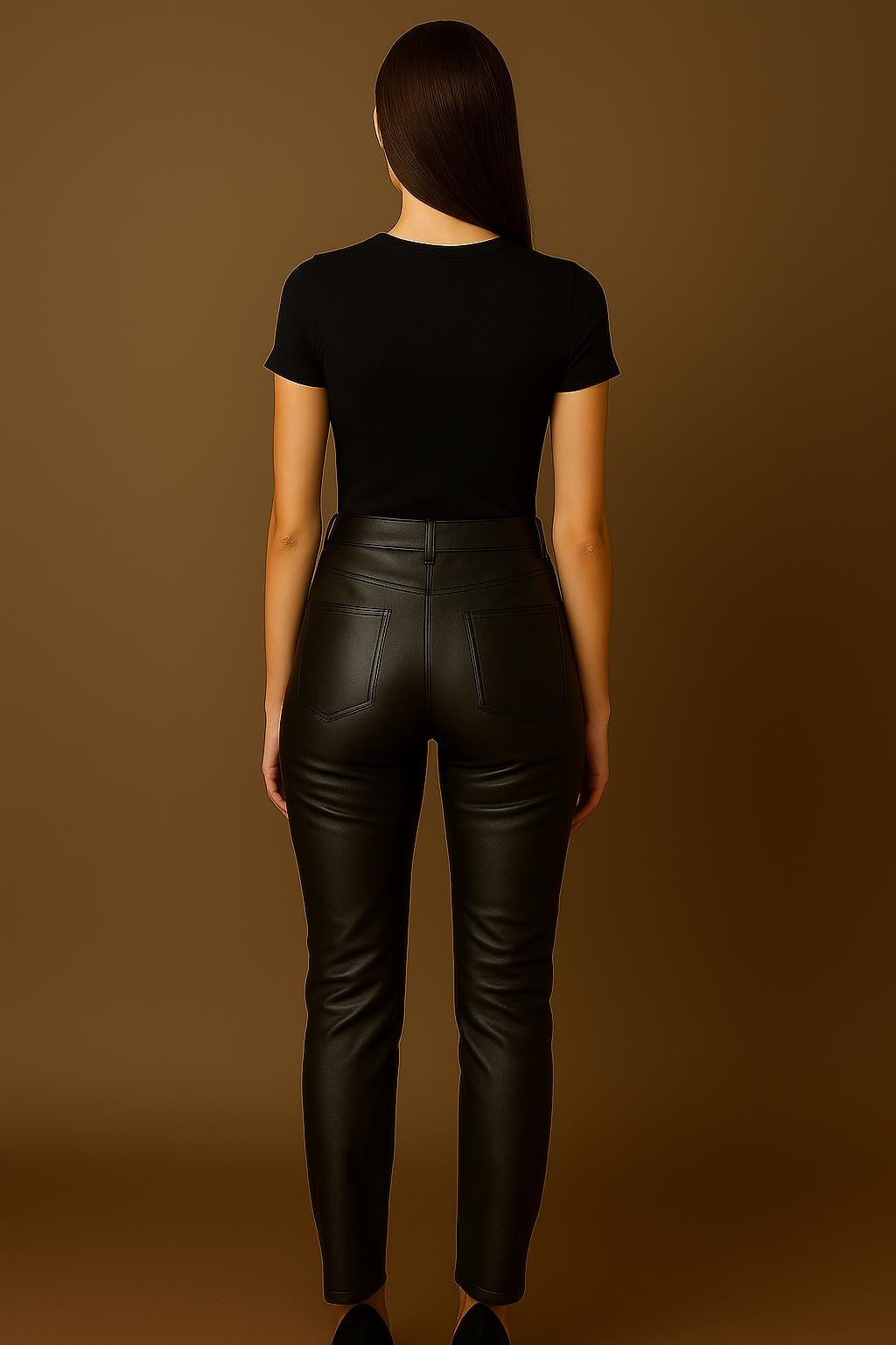 High Waist Lace-up Sheep Leather Pants | Gothic Biker Trousers - Etsy