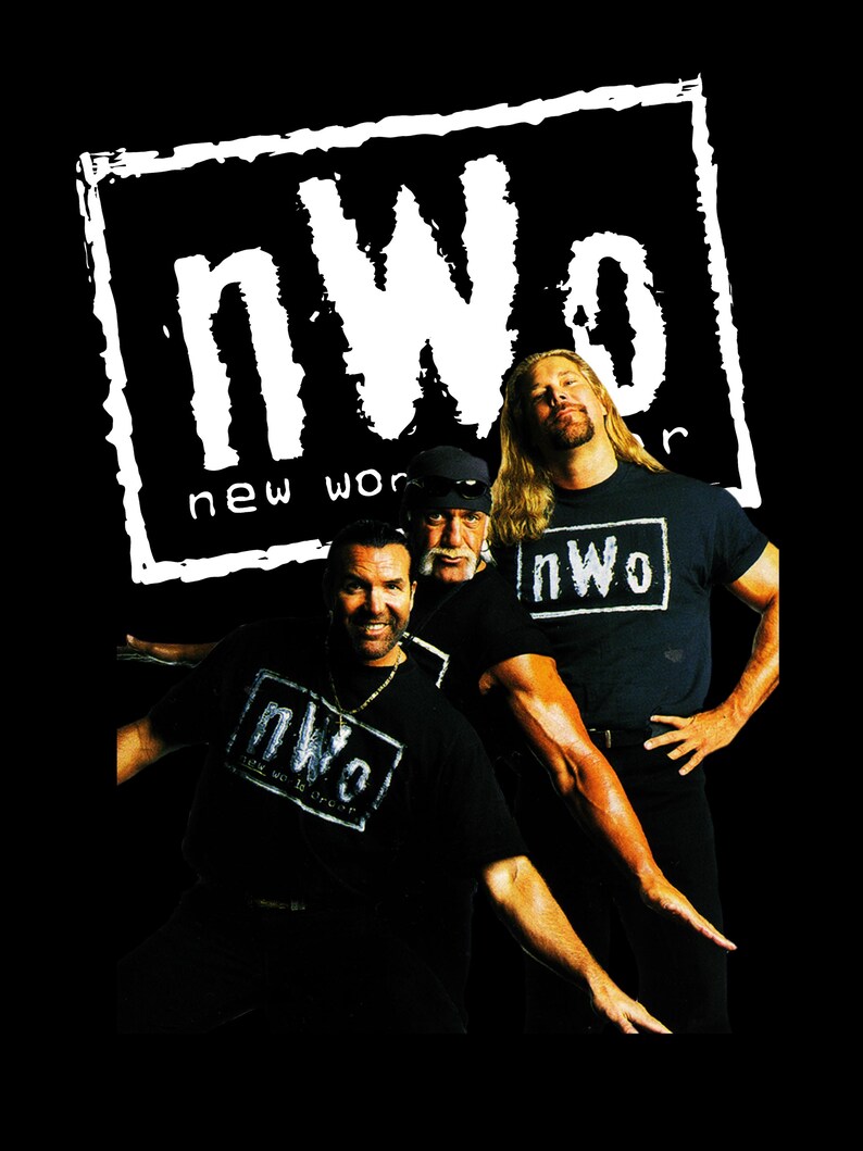 NWO Poster | New World Order Wrestling Digital Art Print | WCW WWE ...