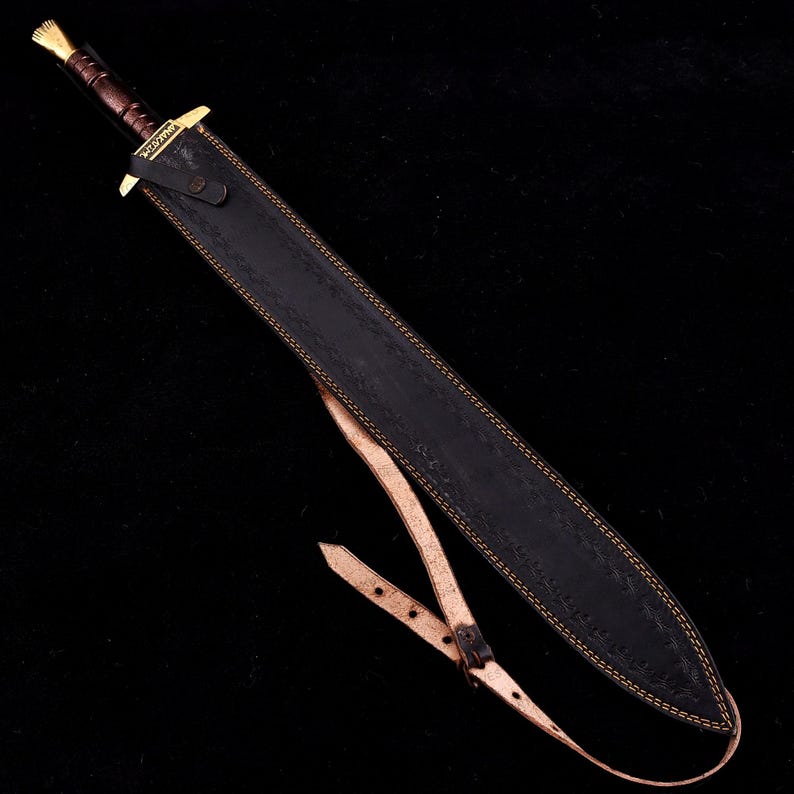 Percy Jackson Riptide Sword, Handmade Steel Anaklusmos Sword With ...