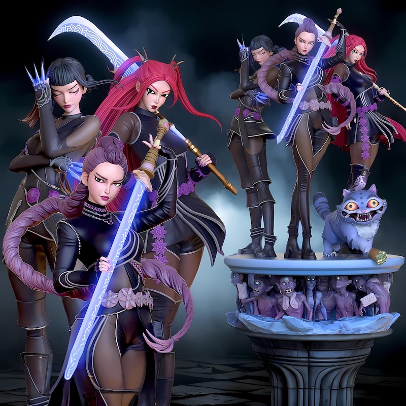 3d Print Models Kpop Demon Hunters - Etsy