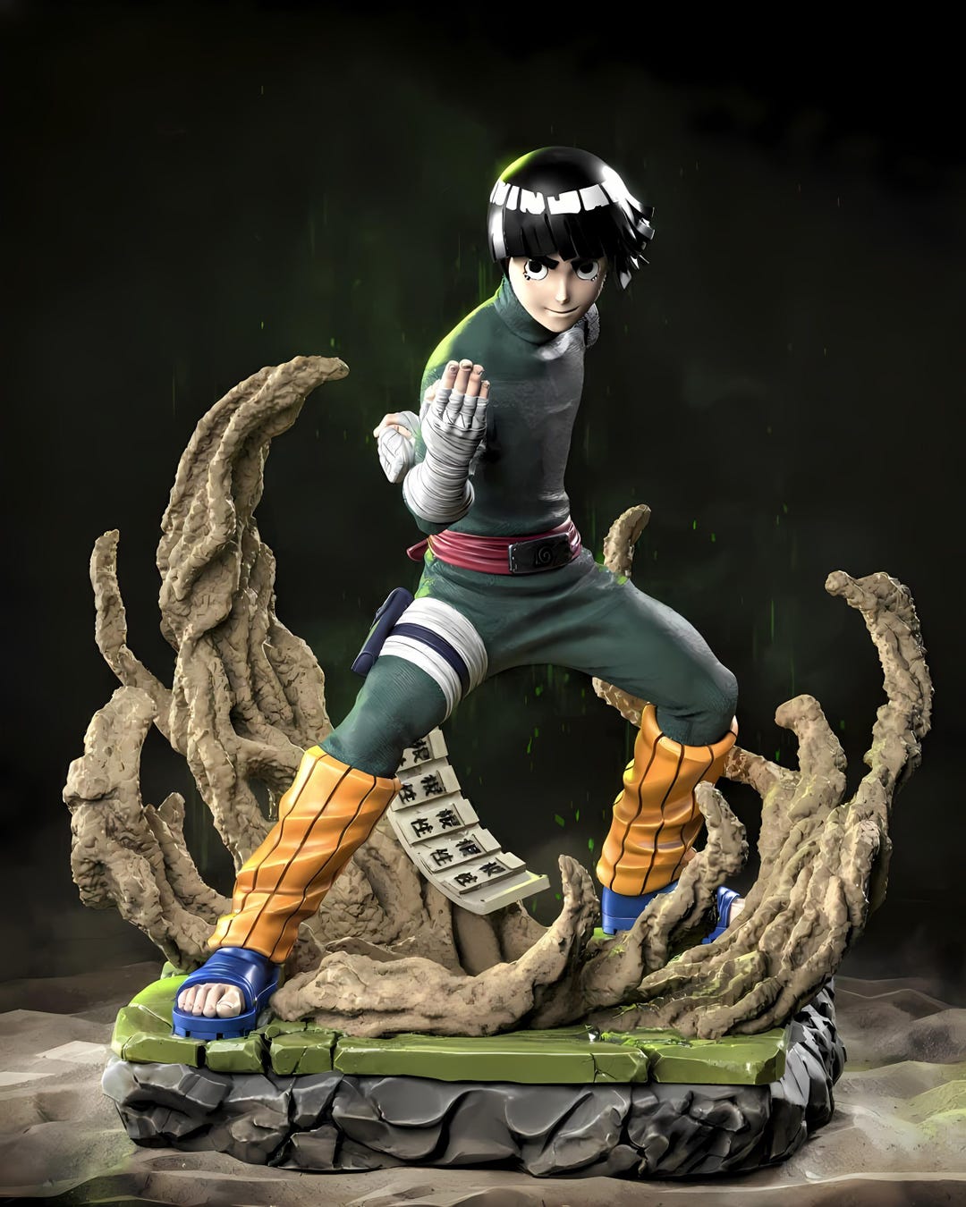 Spirited Martial Hero STL 3D Print Figurine | Anime Battle Pose ...