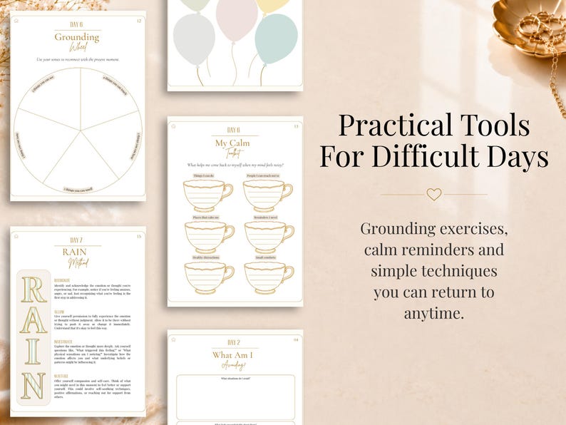 Anxiety Workbook for Overthinking | 7-day Mental Health Reset ...