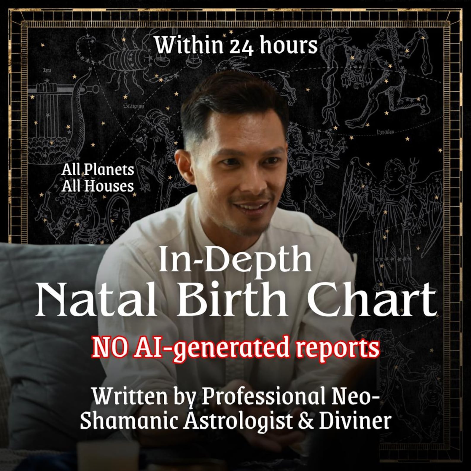 In Depth Natal Chart Reading: Birth Chart Reading, Detailed Life Reading, Life Chart, Astrology ...