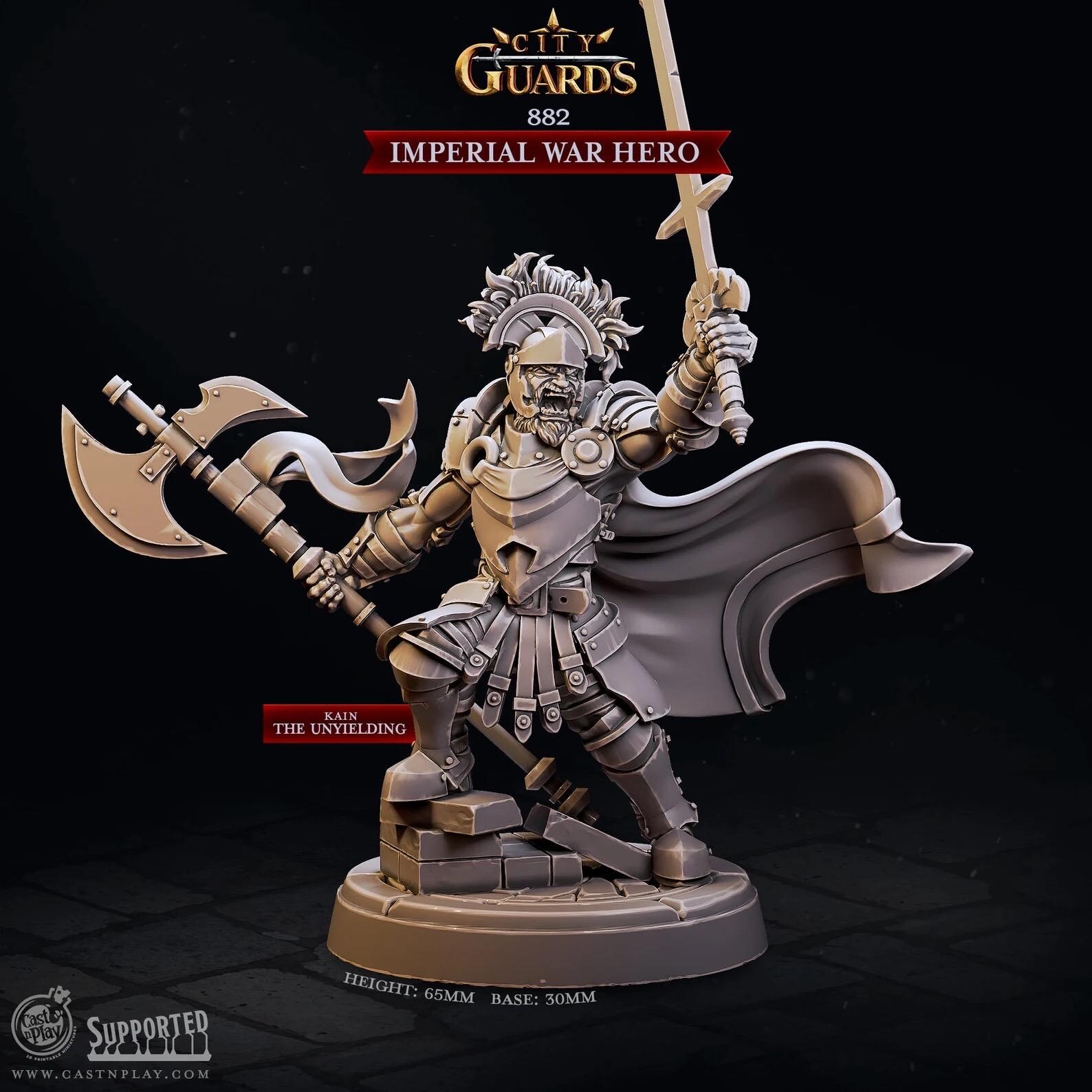 3D Miniatures - STL Files - City Guards - Etsy