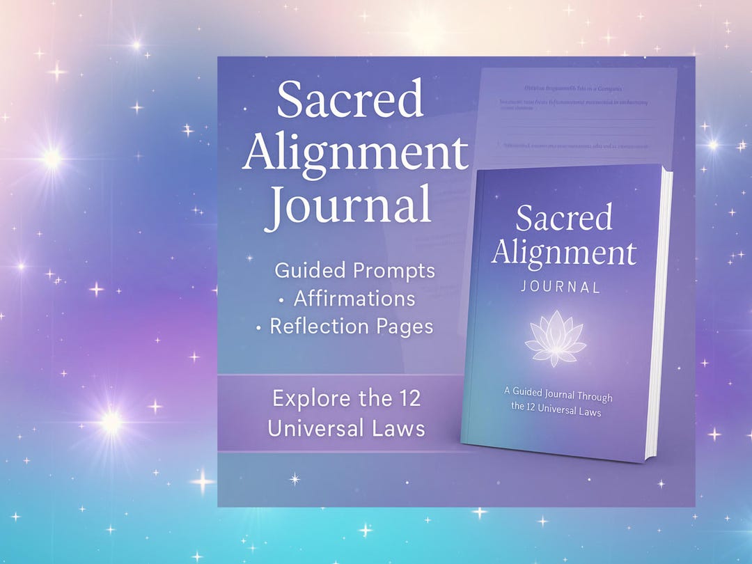 Sacred Alignment: A Guided Journal Through the 12 Universal Laws ...