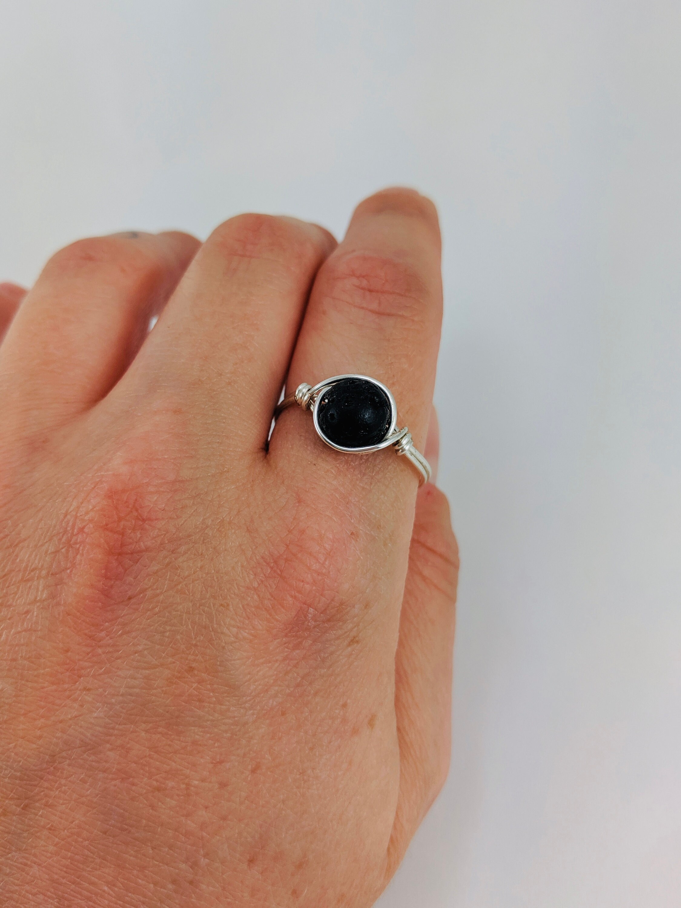 Essential Oil Diffuser Ring Silver Diffuser Ring Wire | Etsy