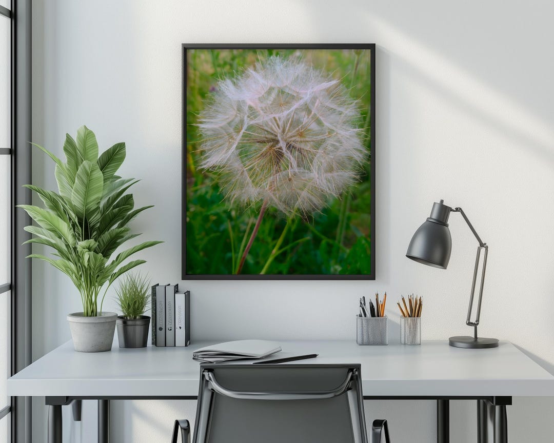 Botanical Dandelion Macro Photography - Printable Nature Art ...