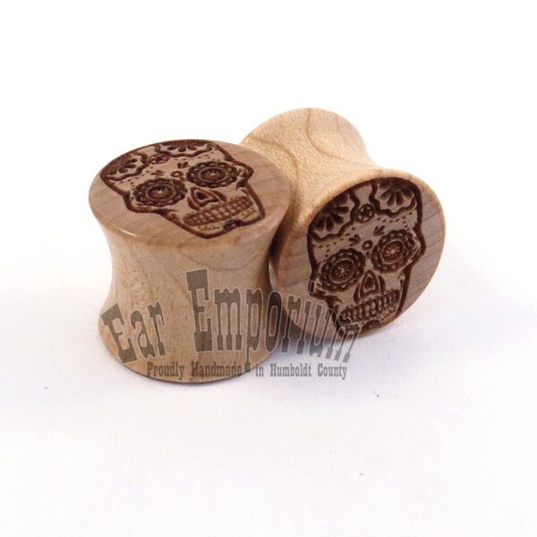 Skull Ear Plugs - Etsy