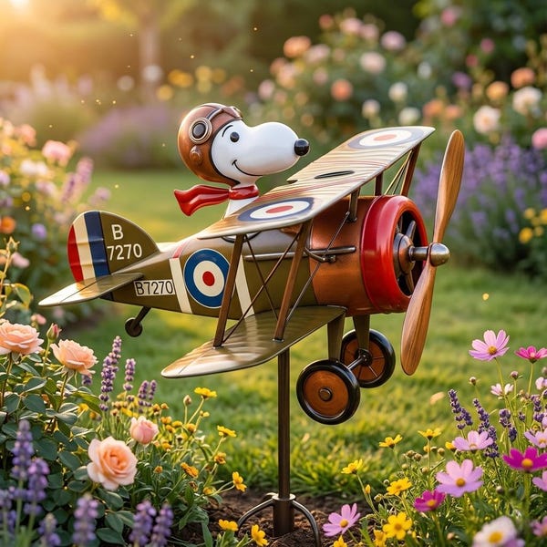 Snoopy Red Baron Windmill - Etsy