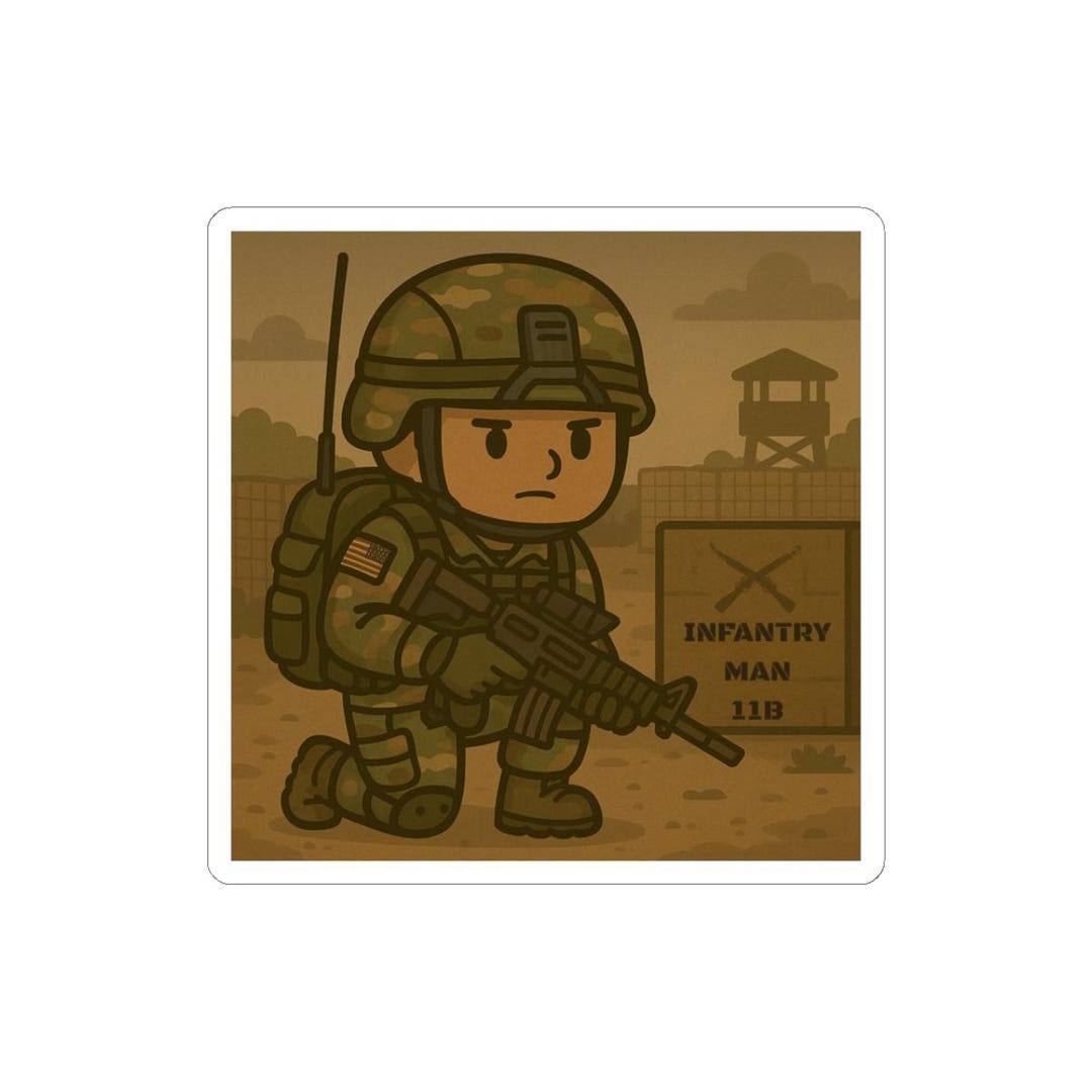 Infantryman 11B Vinyl Sticker - Military Decal, Army Support - Etsy
