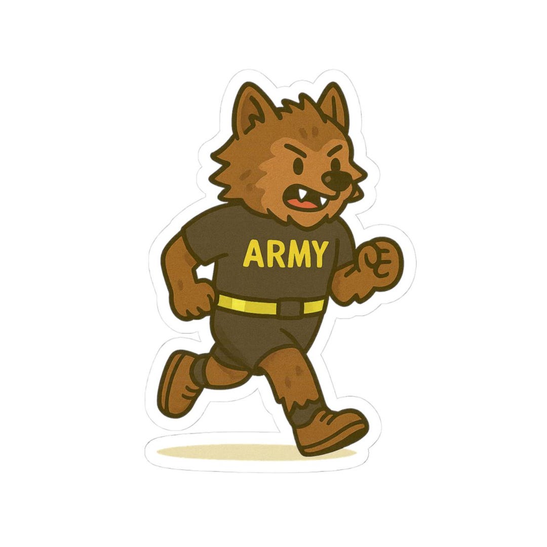 Military Werewolf Halloween Stickers: Army Support Decals - Etsy