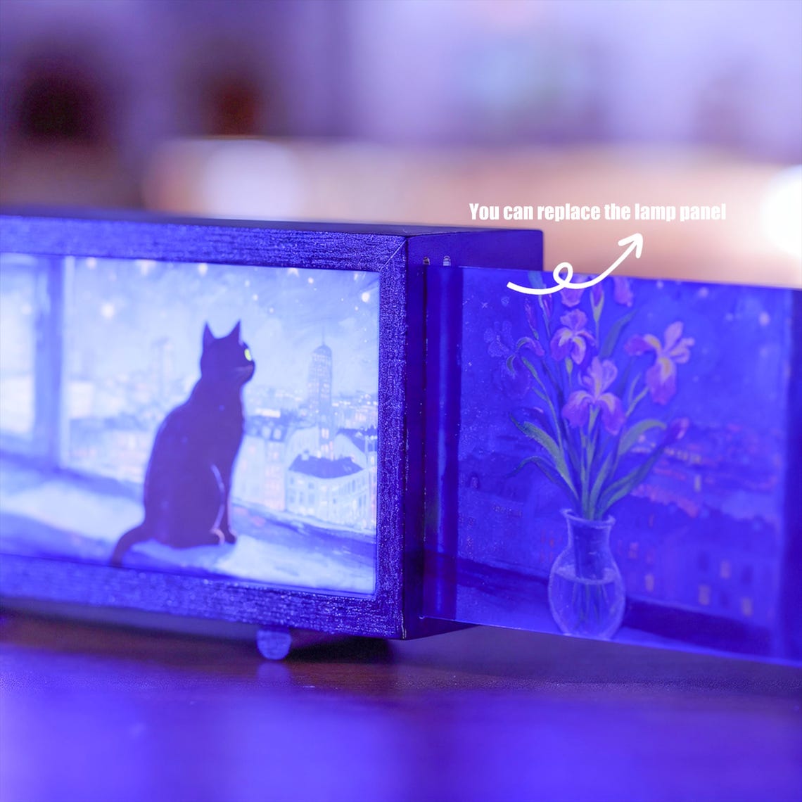 DIY Cat Light Box Starry Night Romantic Gift, Handmade Dreamy Night ...