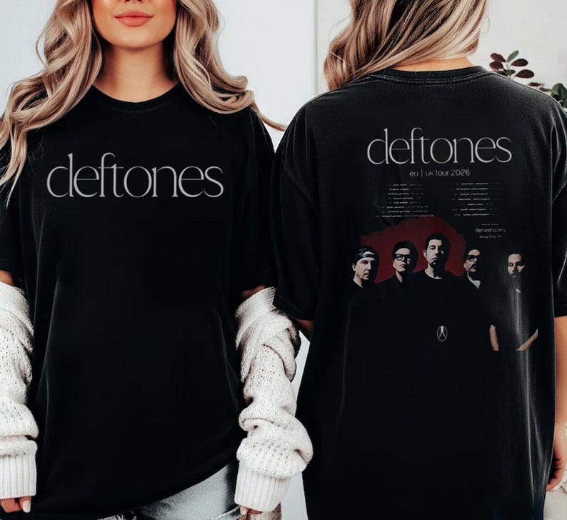 New Deftones EU and UK Tour 2026 Gift for Fans Unisex S-5XL Shirt - Etsy UK