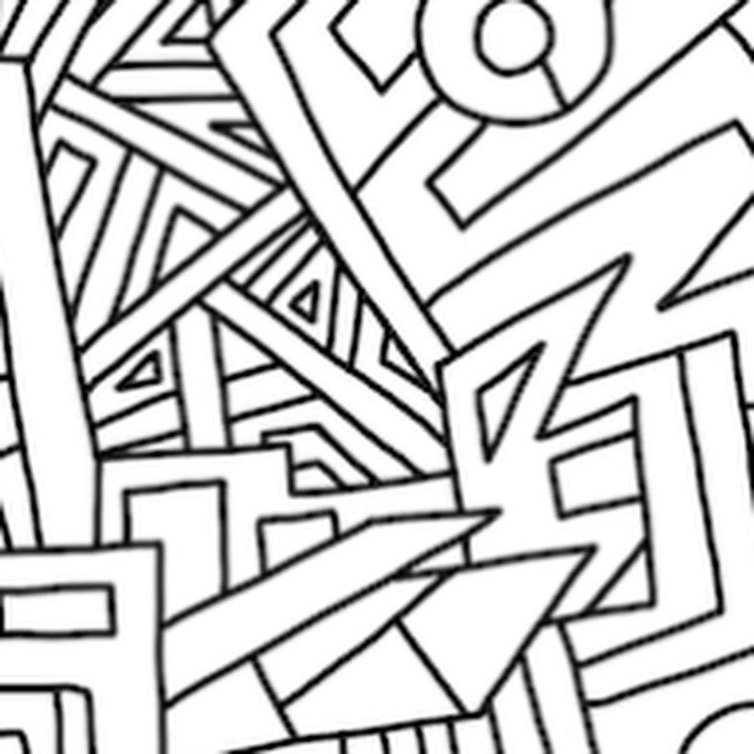 6 Abstract Coloring Pages | Instant Download | Mindful Adult Coloring ...