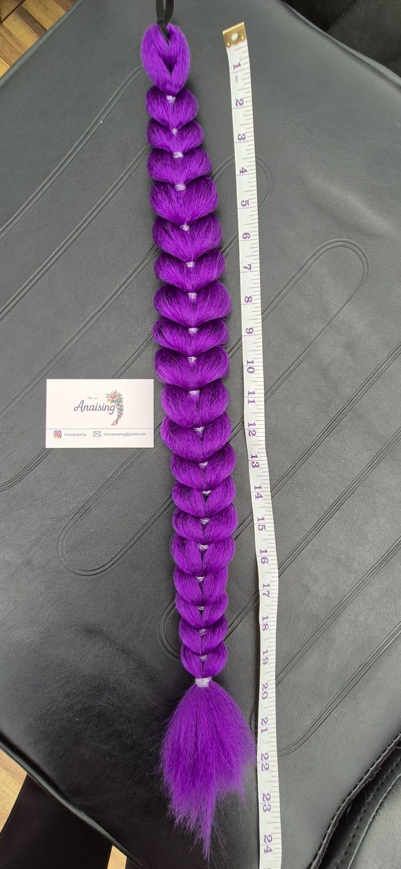 Purple Dragon Braid Hair Piece | Handmade Cosplay Extension for Kids - Etsy