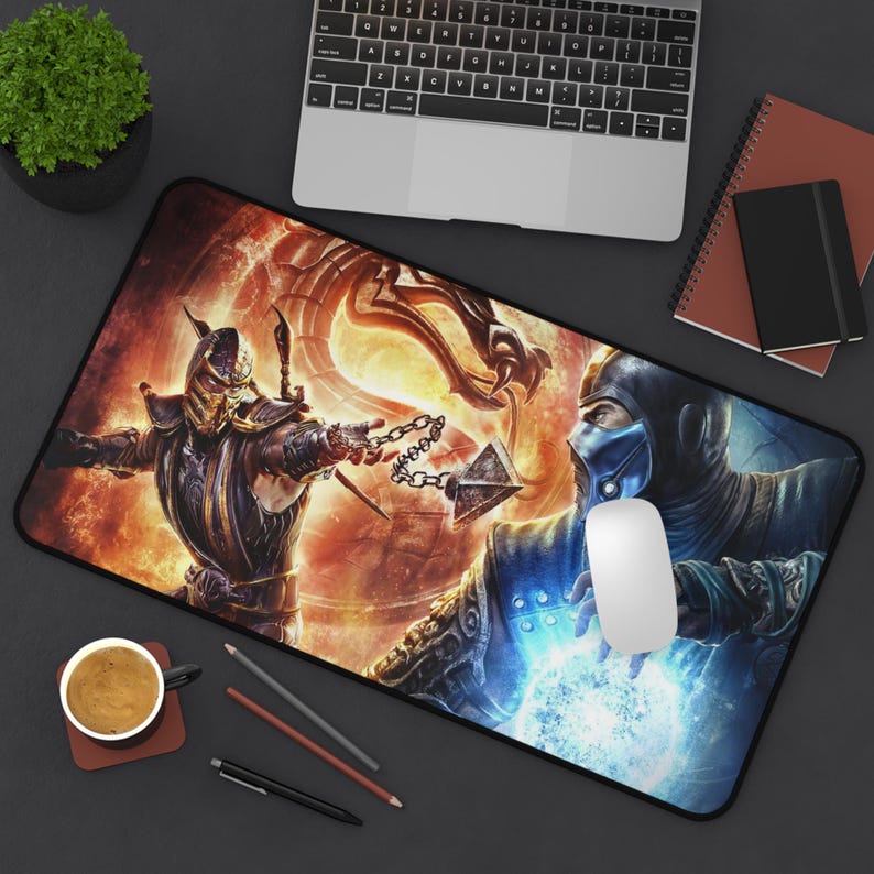 Fire Vs Ice Battle - Gaming Mouse Pad - Etsy