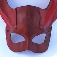 DIABLO Mask. Leather Evil Mask. Leather Mask. Mask of Bull - Etsy